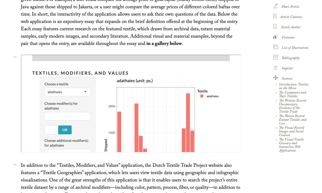 The Dutch Textile Trade Project and the Development of JHNA’s Digital Art History Capabilities ...